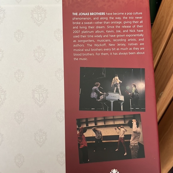 Hyperion books | Accents | Jonas Brothers Burning Up Book | Poshmark